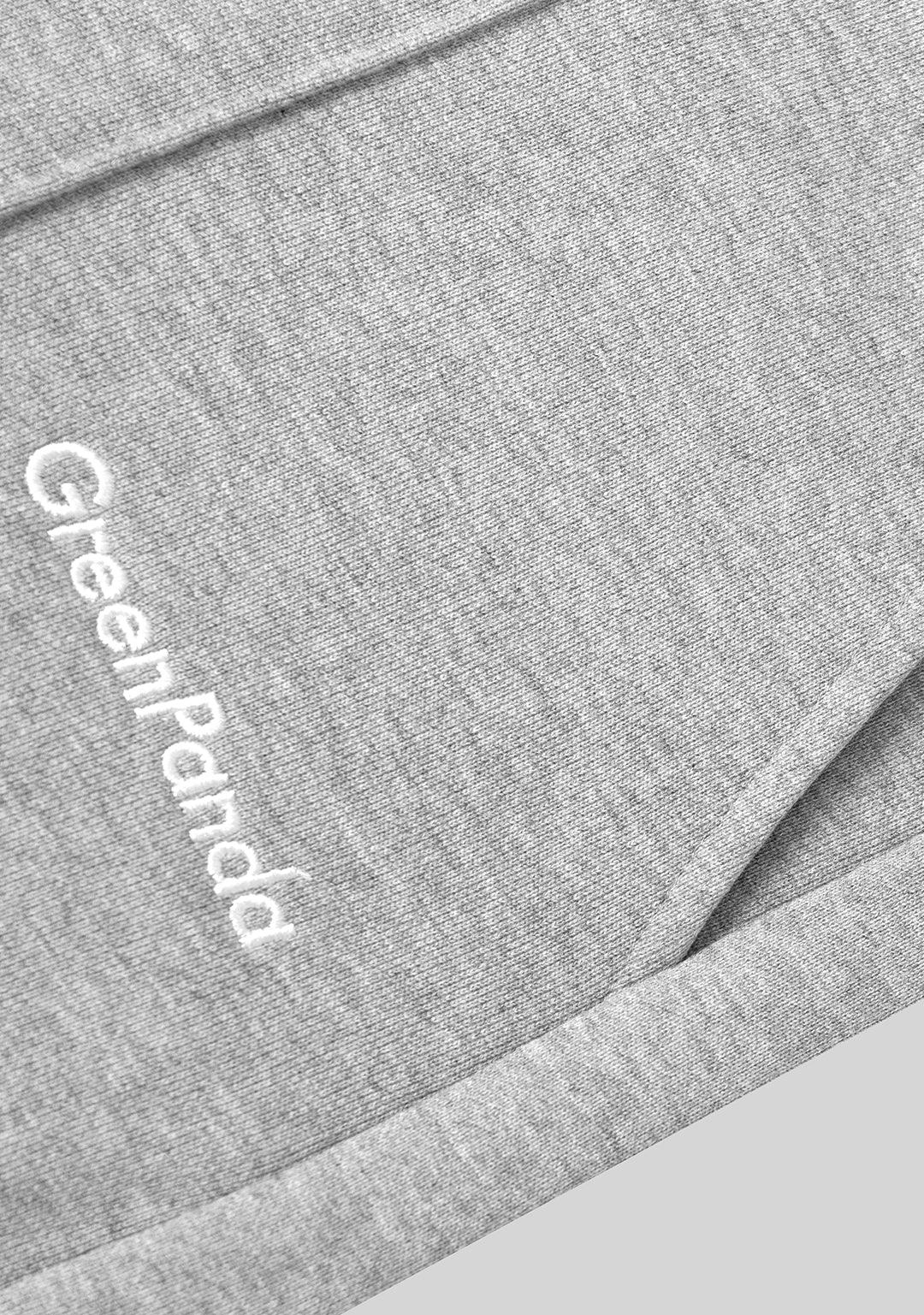 Greenpanda | Basic Logo Embroidered Heavyweight Sweatpants - Gray