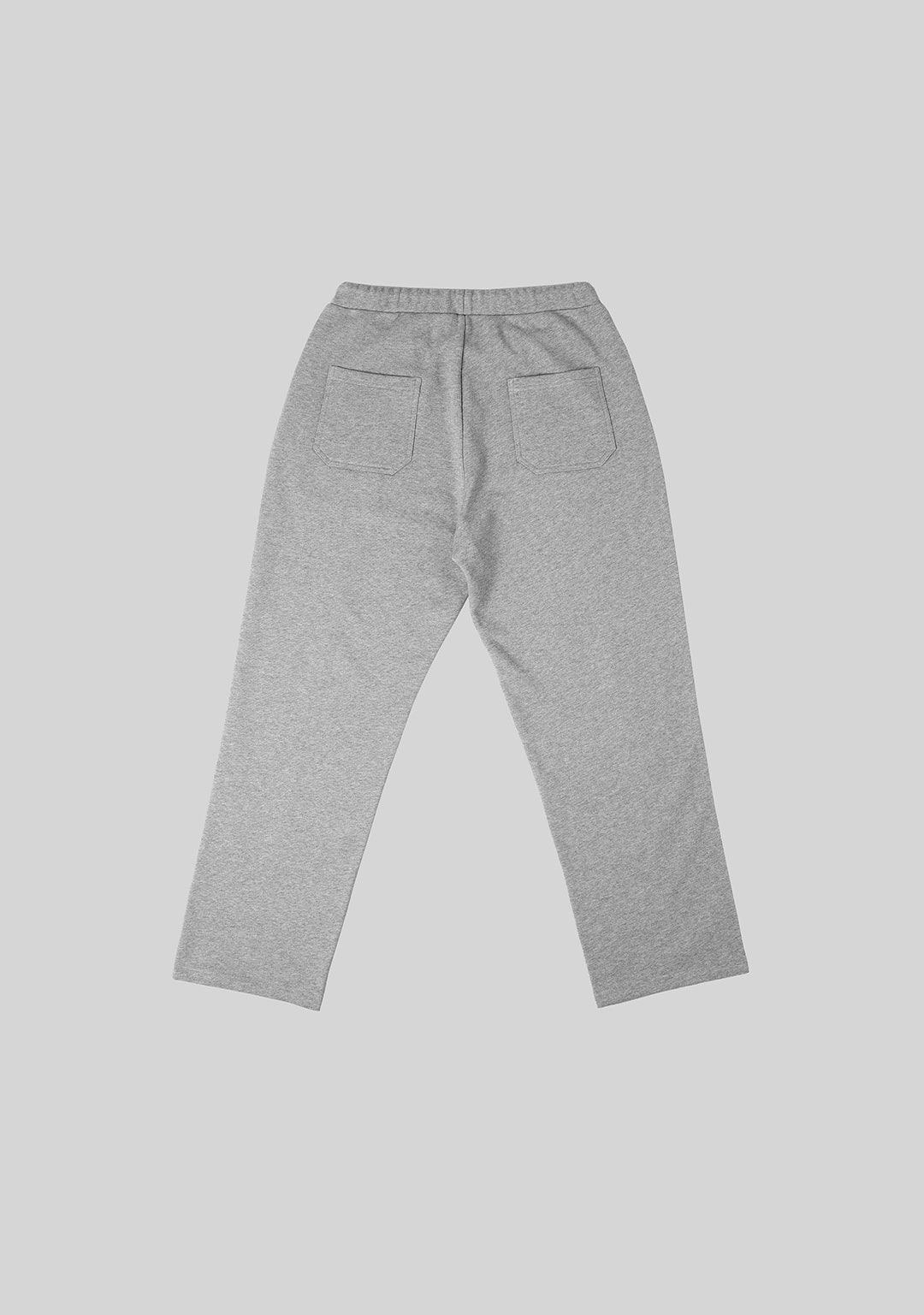 Greenpanda | Basic Logo Embroidered Heavyweight Sweatpants - Gray